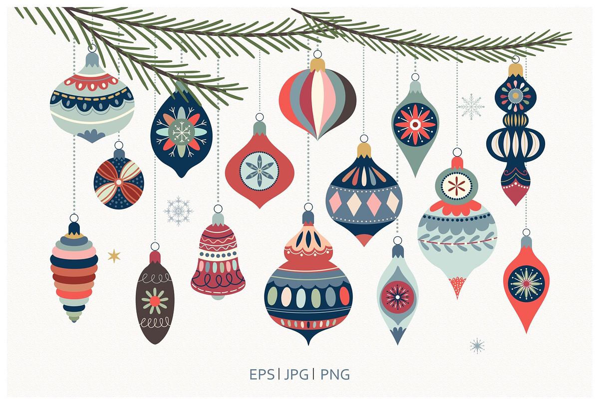 Christmas balls collection, a Graphic by Letto studio