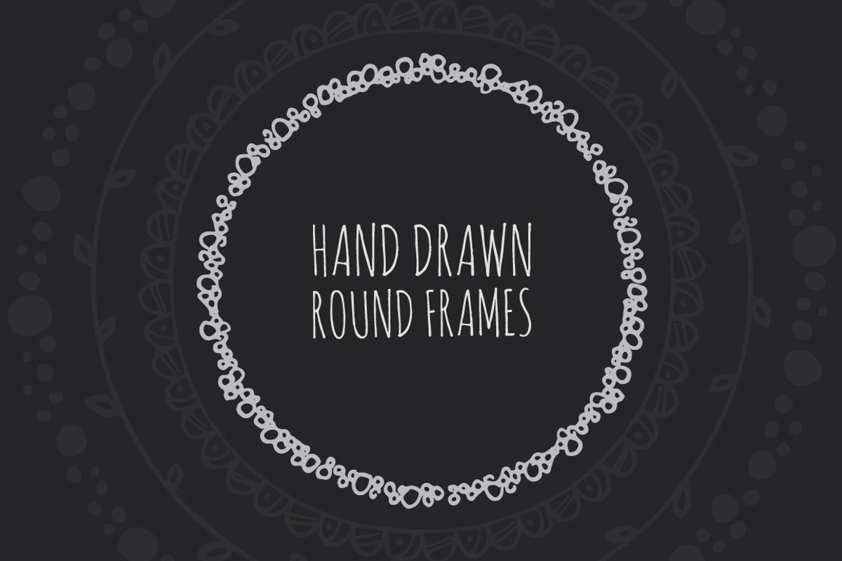 90 Decorative Round Frames, a Decorative Illustration by DESIGN BY nube