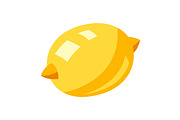 Illustration of stylized lemon., a Food Illustration by incomible