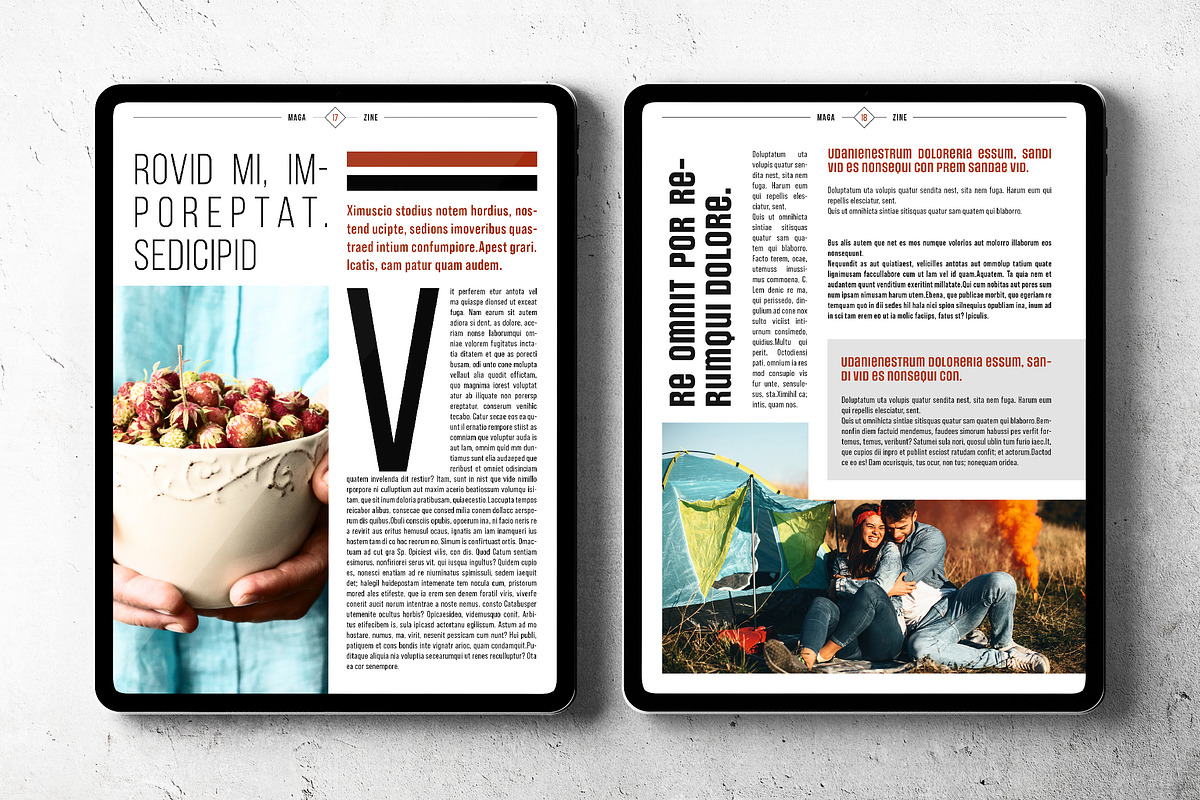 Digital Magazine Layout