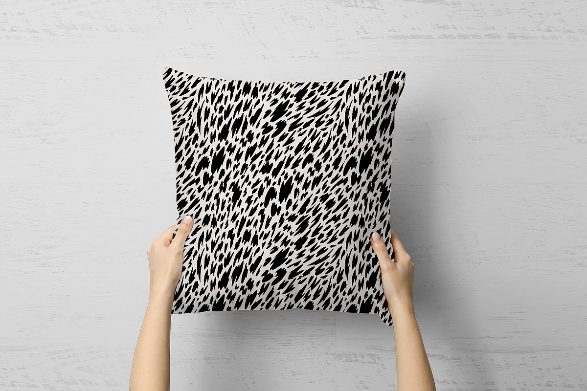 Abstract Black Spots, a Pattern Graphic by MalyskaStudio