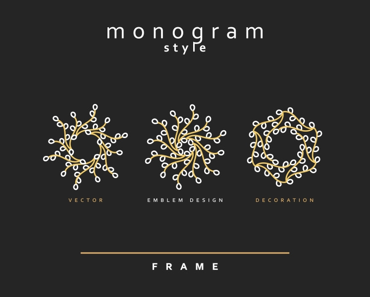 Design element . Emblem design, an Object Graphic by Vectorist