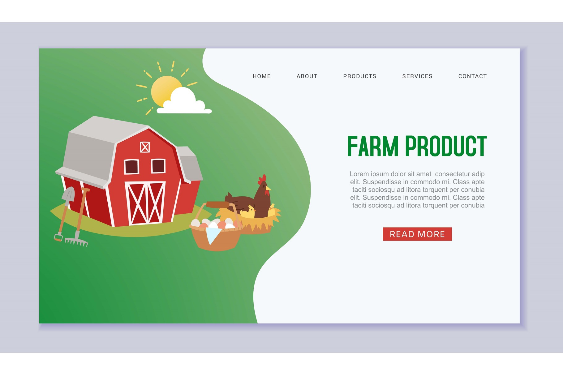Organic farm products web, a Texture Graphic by RocketArt
