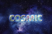 Cosmic Text Effect