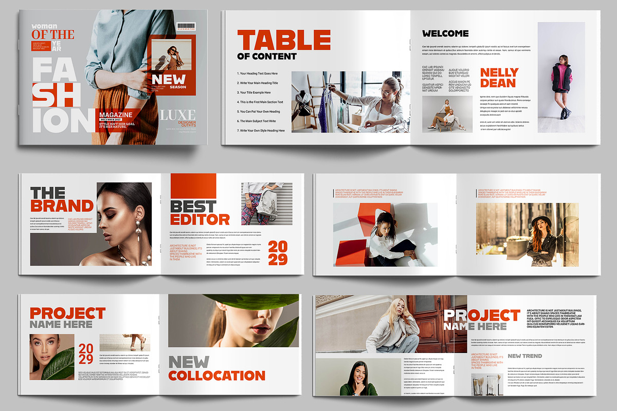 Fashion Magazine Layout