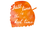 5 Autumn hand lettering designs, an Object Illustration by Sunshine Art ...