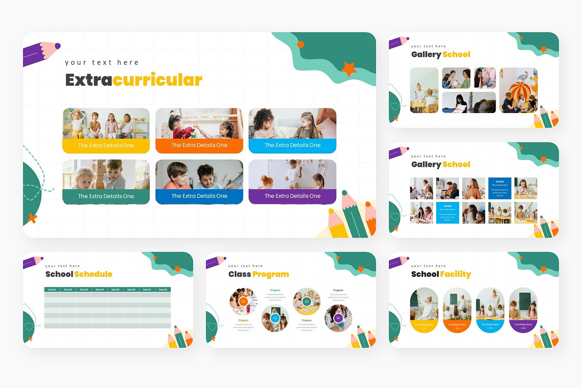 School Profile Powerpoint, a Presentation Template by CleversiteStd