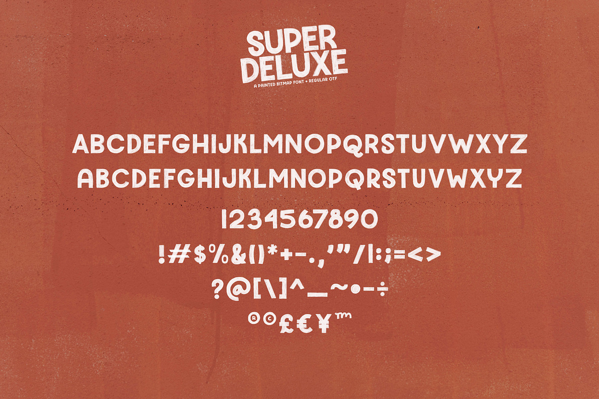 Super Deluxe Sans + SVG Version, a Sans Serif Font by Callie Rian & Co.