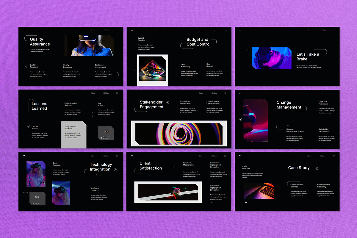 Project Management Presentation, a Presentation Template by graphicook ...