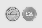 Download Circular Pin Badge Mockup