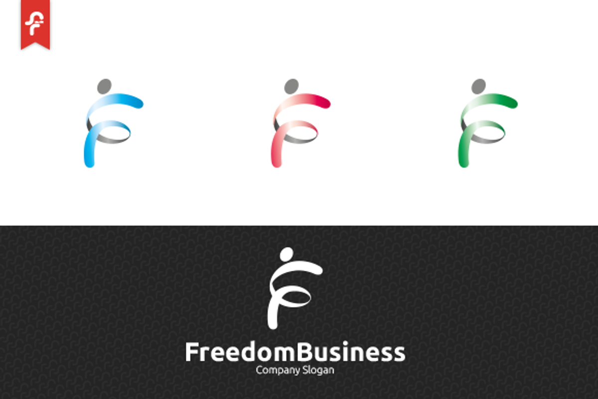 Freedom Business Logo, a Branding & Logo Template by ft.studio