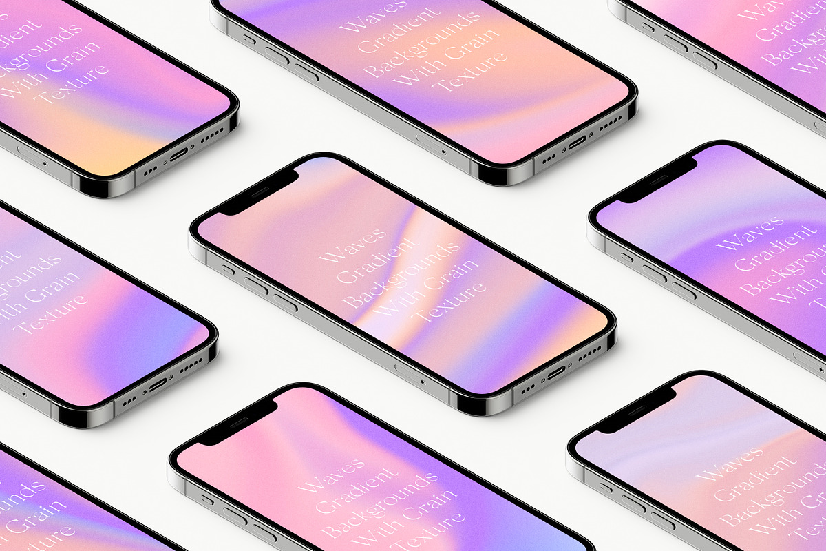 Waves Liquid Gradient Textures, an Object Graphic by Feel This