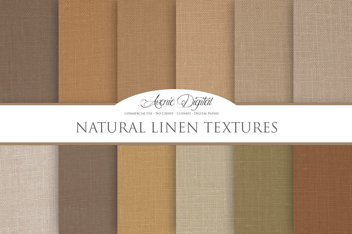 Natural Linene Textures - Papers, a Texture Graphic by Avenie Digital