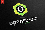 Open Studio Logo, a Branding & Logo Template by ft.studio | Creative Market