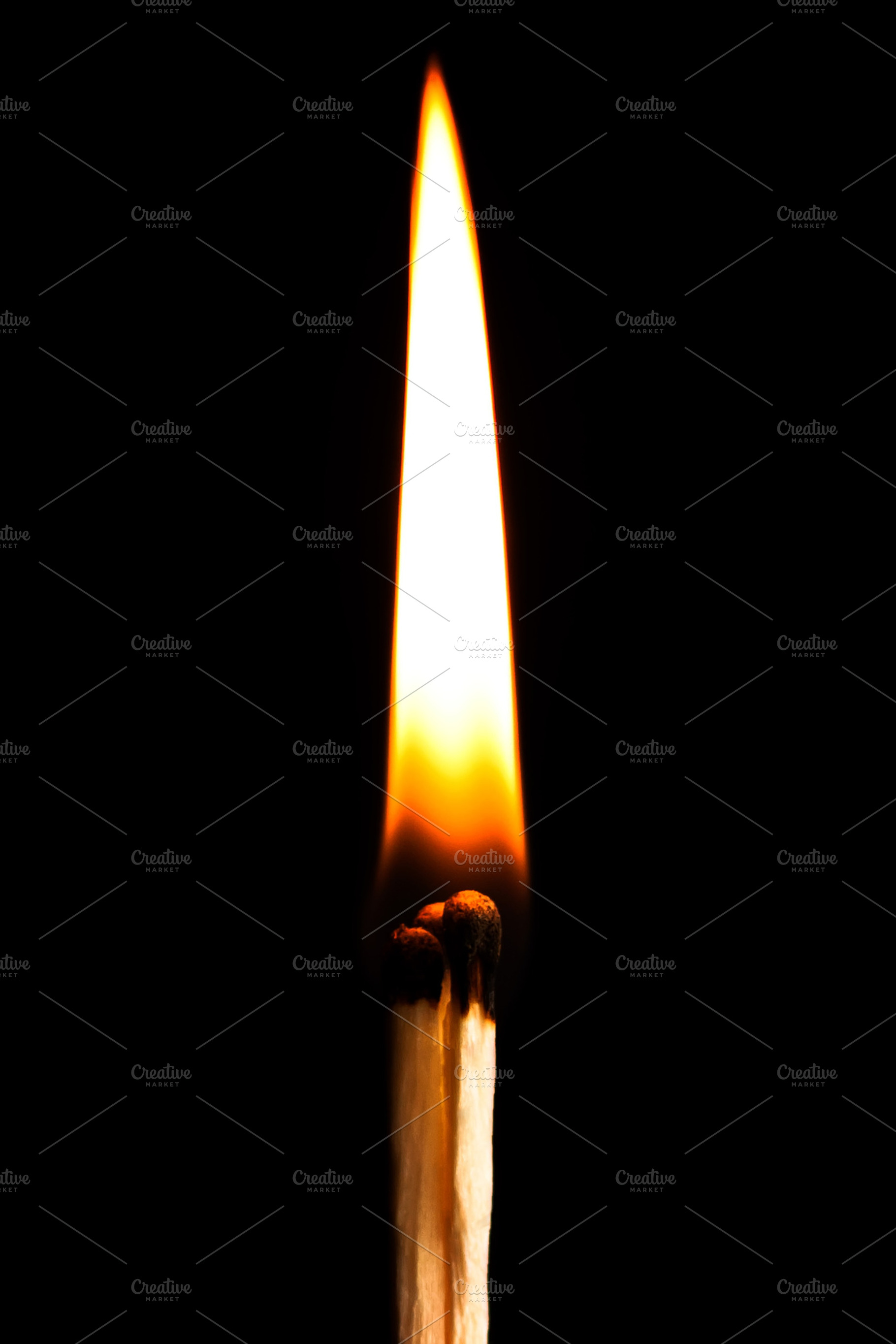 The match on a black background, an Arts & Entertainment Photo by ...