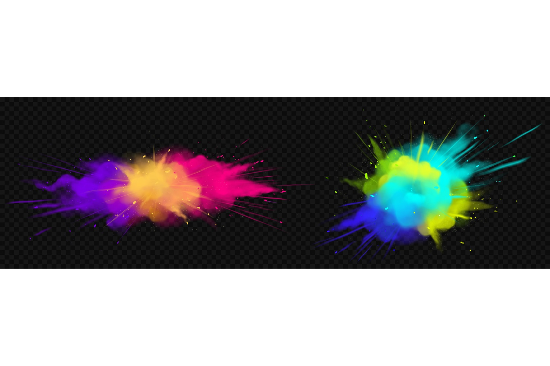 Vector realistic color powder, a Texture Graphic by art PVP - market