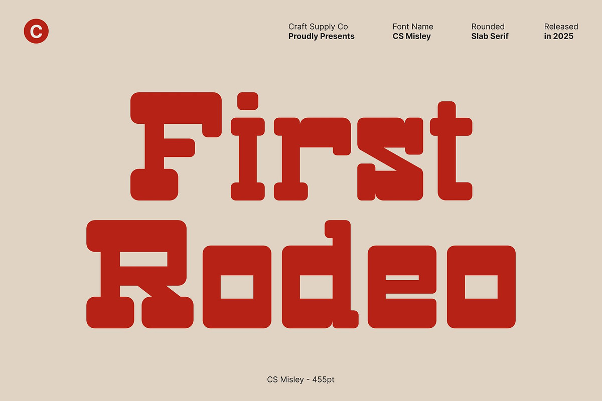 CS Misley – Western Display Font