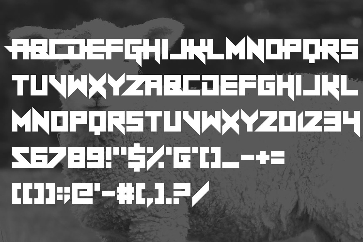 Sheeping Dogs Font, a Sans Serif Font by Chequered Ink