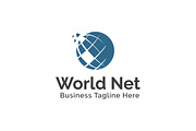 World Net Logo Template, a Branding & Logo Template by Logo20