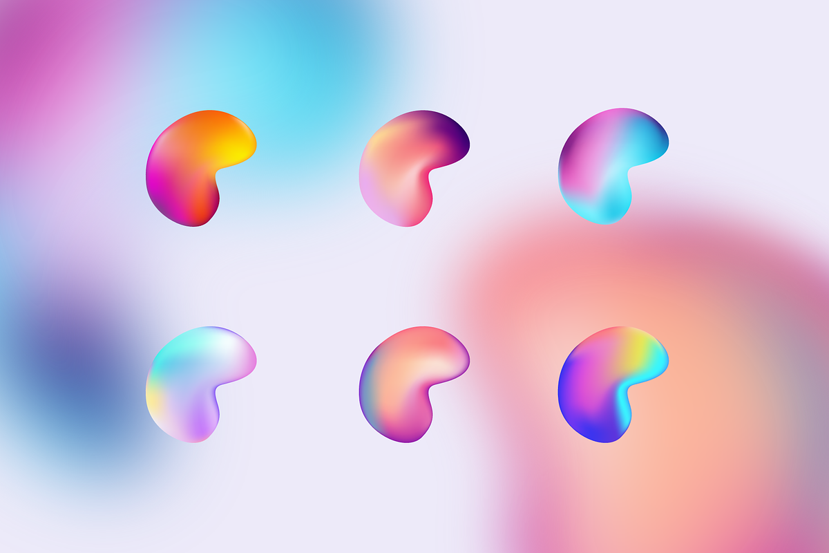 Crazy fluid gradients collection, a Texture Graphic by VitalexStudio
