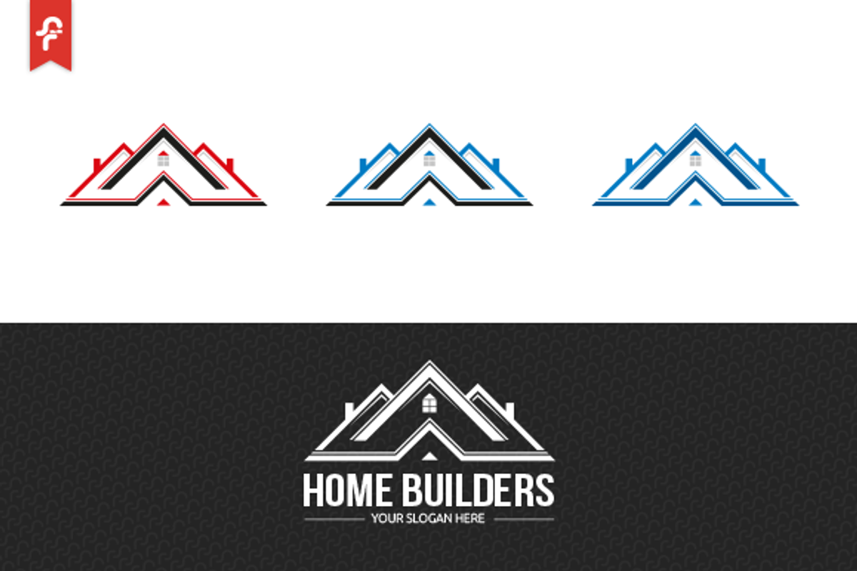 Home Builders Logo, a Branding & Logo Template by ft.studio