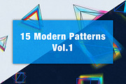 15 Modern Patterns Vol.1, a Pattern Graphic by Perfect Design