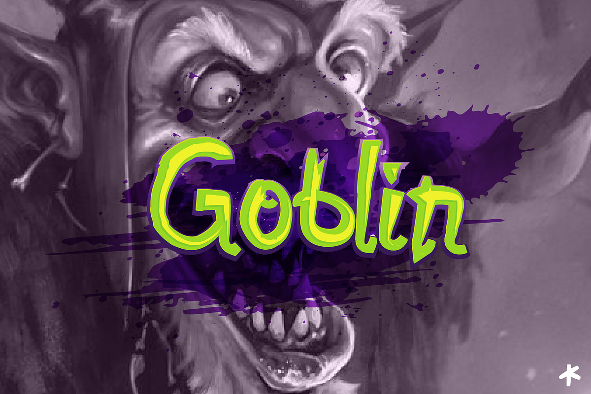 GOBLIN, a Script Font by KPH