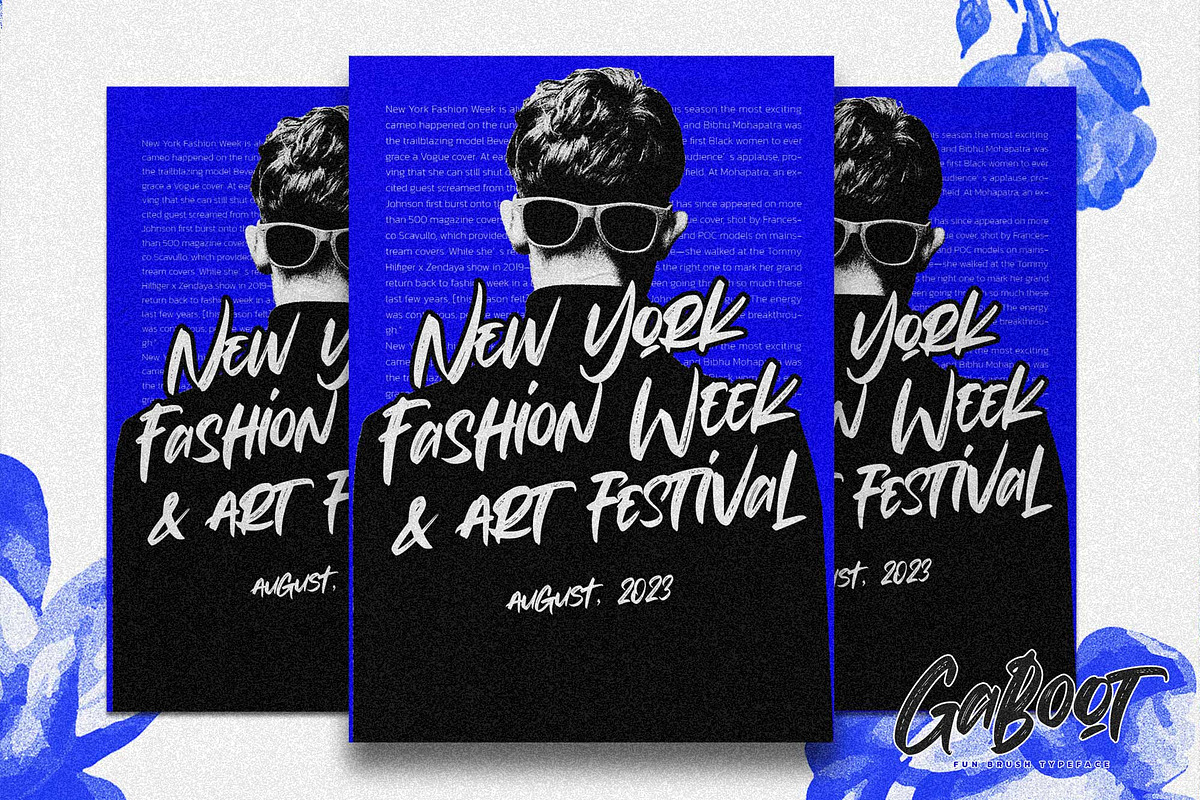 Gaboot – Fun Brush Typeface