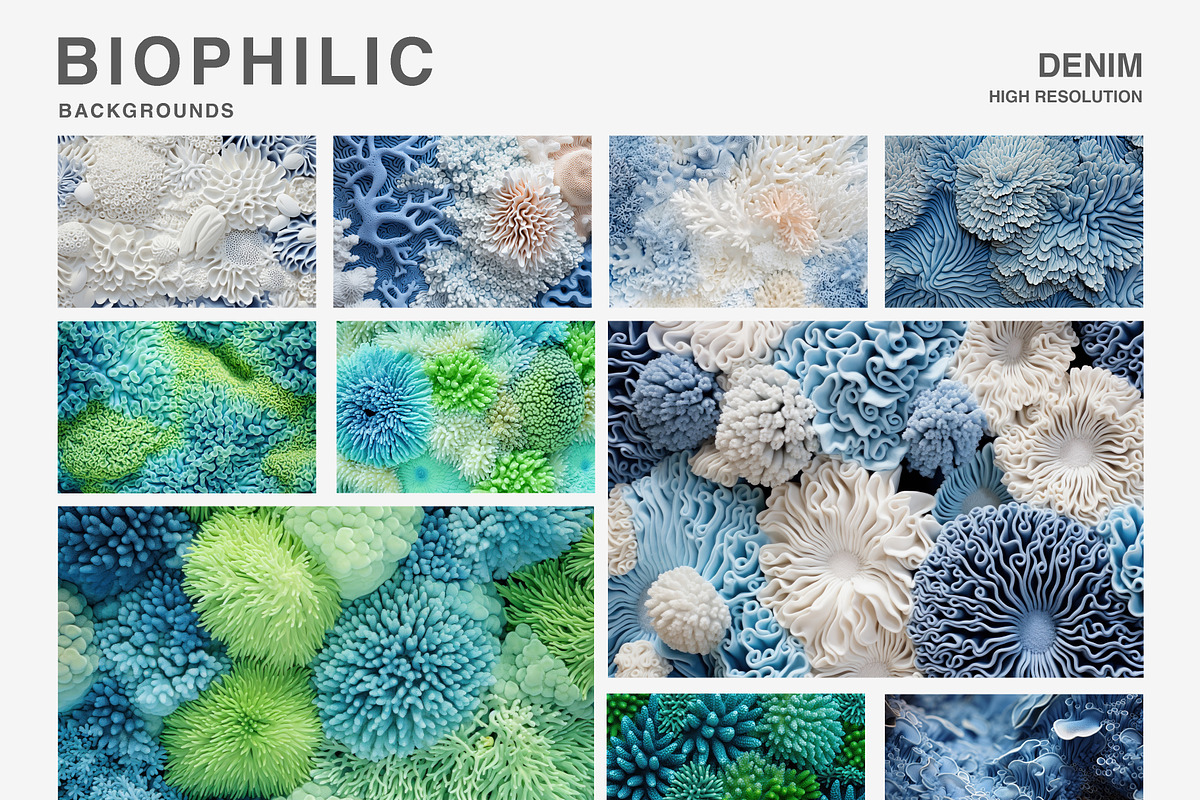 80 Biophilic backgrounds, a Background Graphic by Polli Deeva