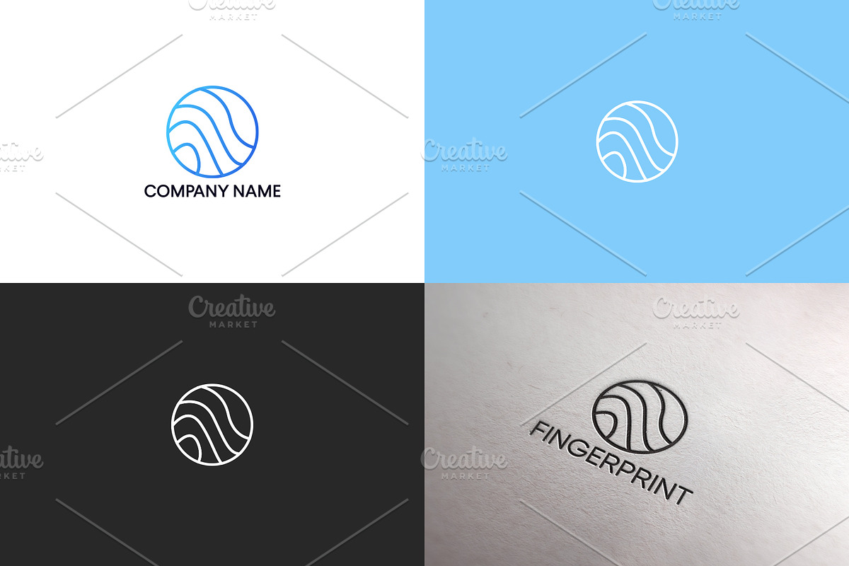Line logo design, a Branding & Logo Template by GranzCreative