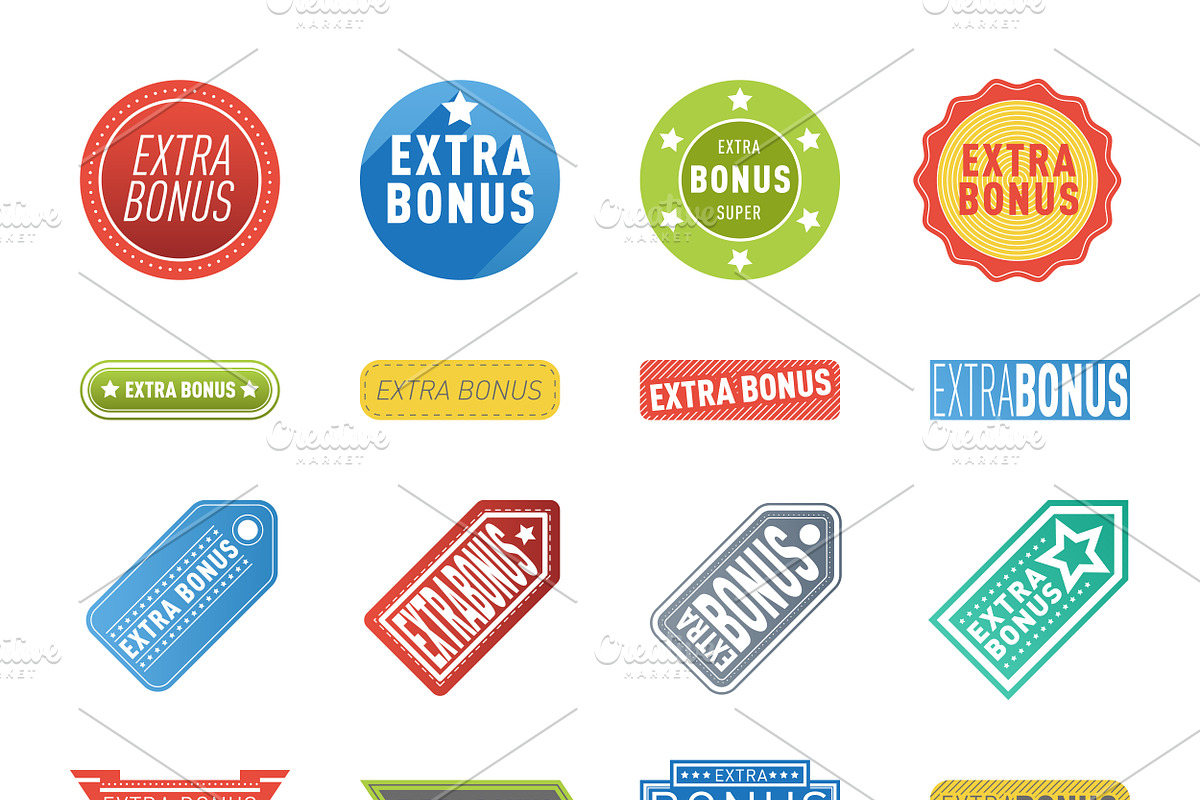 Vector extra bonus banners, a Technology Illustration by RocketArt