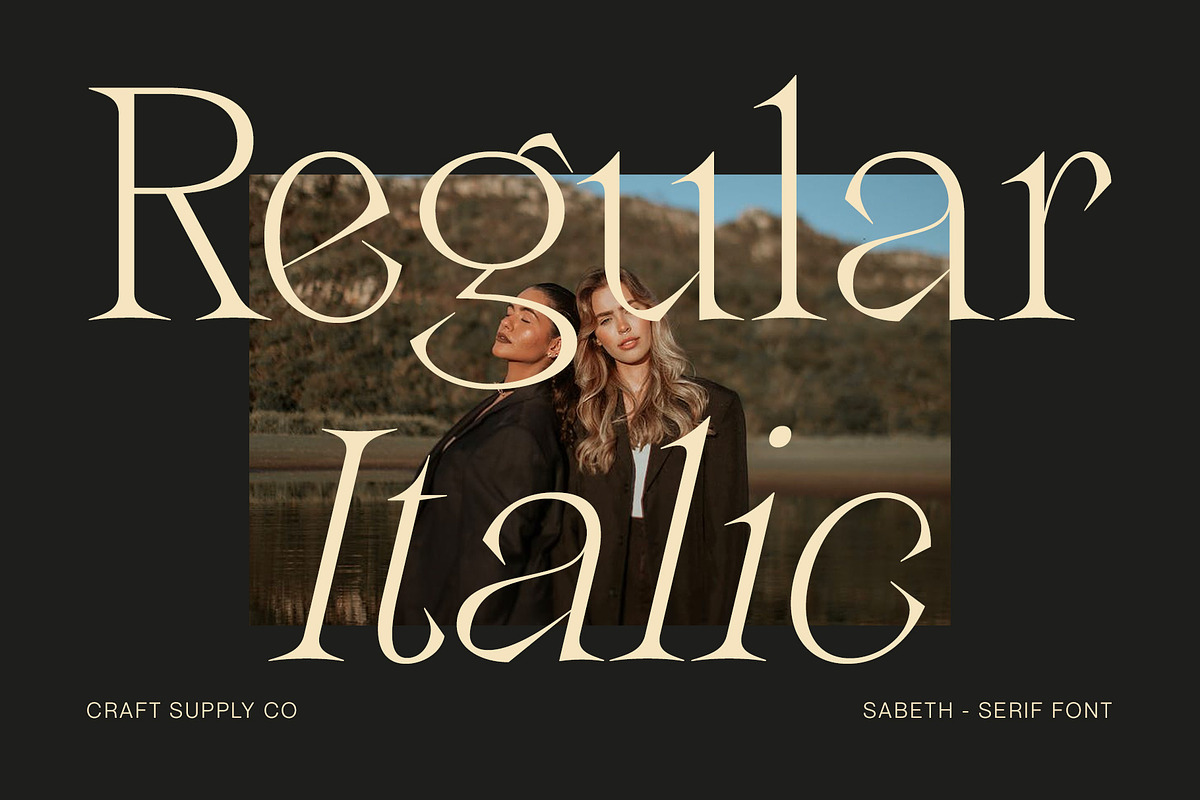 Sabeth - Elegant Typeface, a Serif Font by Craft Supply Co.