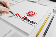 Red Bear Logo Template | Branding & Logo Templates ~ Creative Market