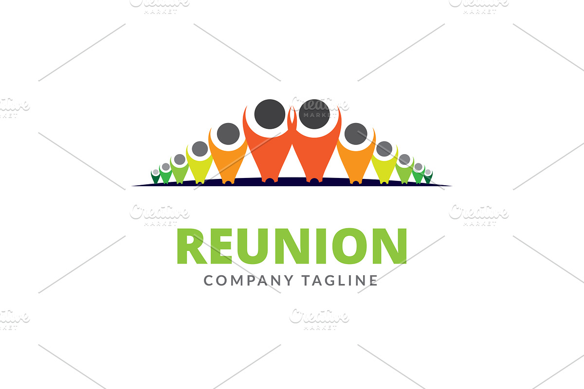 Reunion Logo, a Branding & Logo Template by Maraz Logo