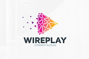 Wire Play Logo Template, a Branding & Logo Template by LOGOMAGINE