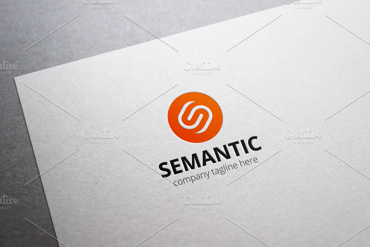 Semantic Letter S Logo, a Branding & Logo Template by XpertgraphicD