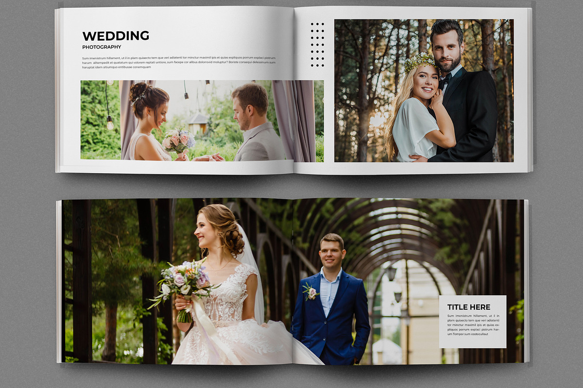 Photo Book Design Layout