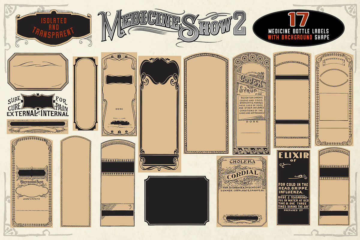 The MEDICINE SHOW Image Set Vol.2, an Object Graphic by Roulette Studio