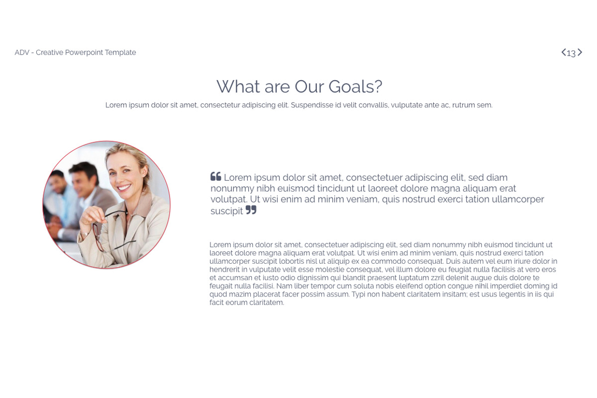 ADV Powerpoint Template, a Presentation Template by OXXO