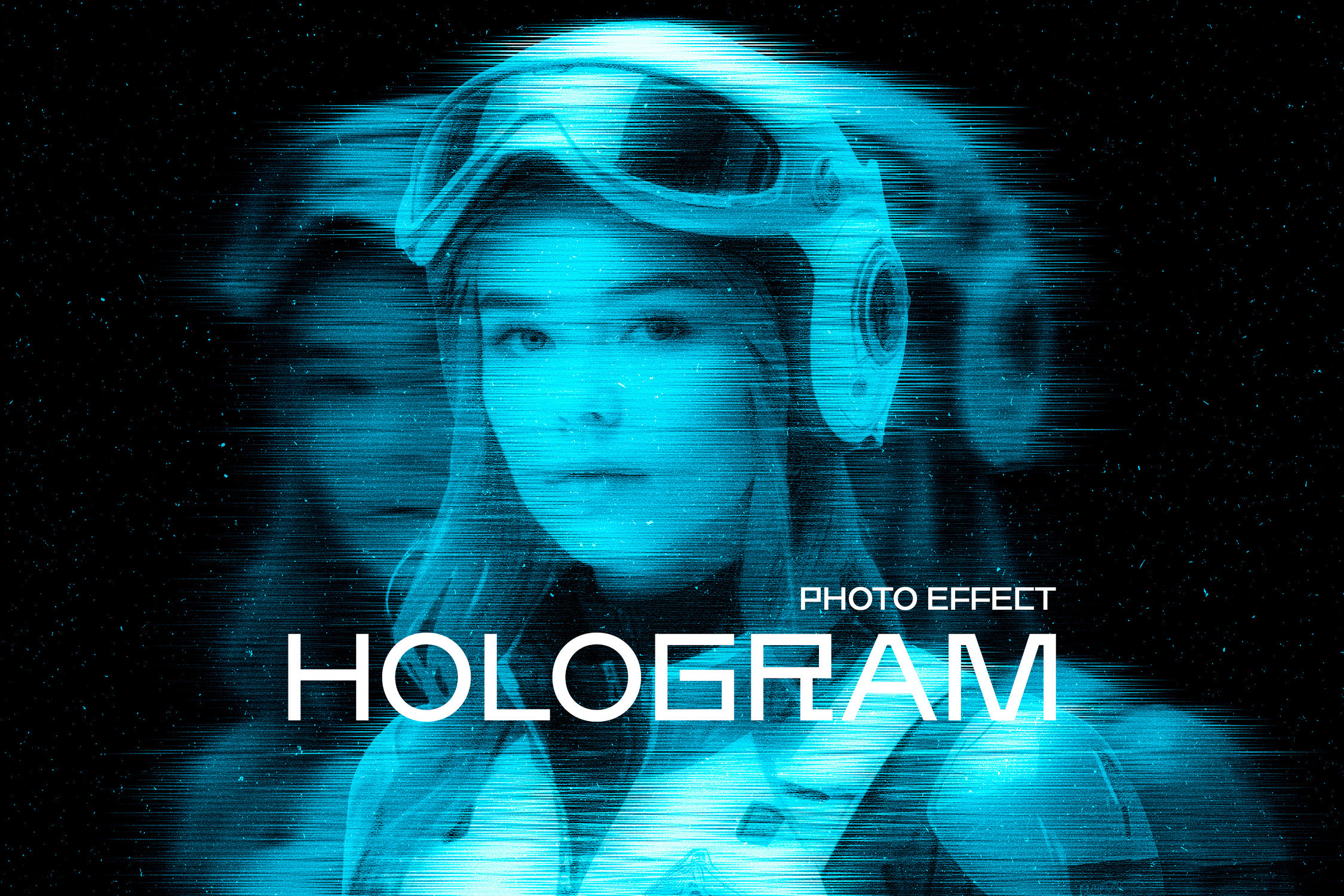 Triple Hologram Photo Effect, a Layer Style Add-On by Design Squad