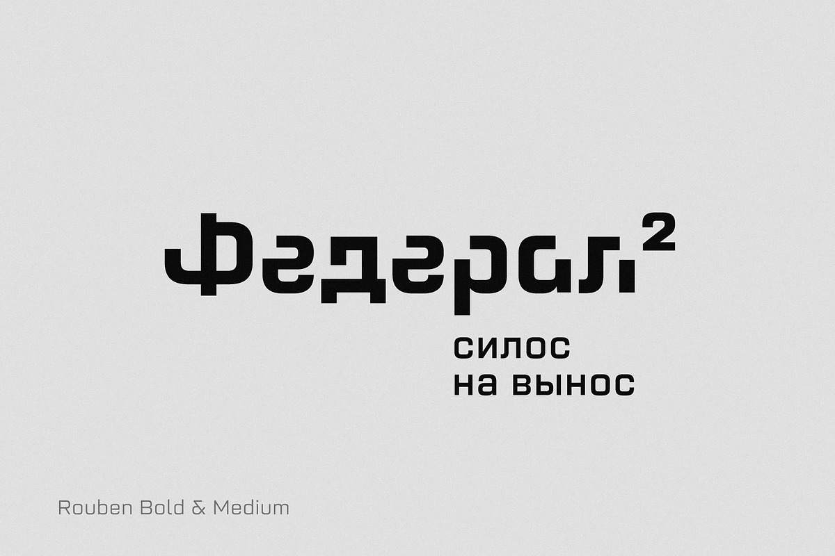 Rouben Complete Family, a Sans Serif Font by Arbuz