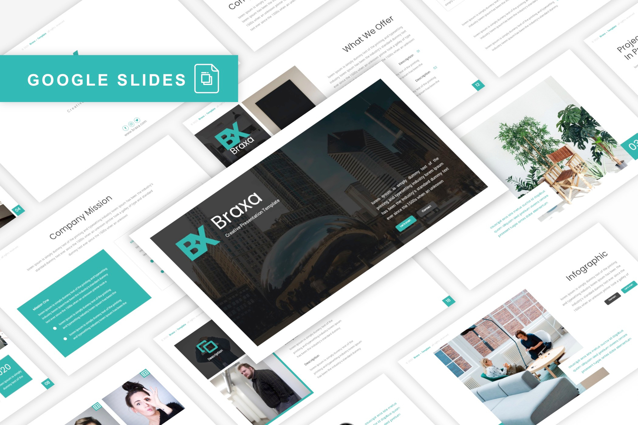 Braxa - Google Slides Template, a Presentation Template by PuriCreative