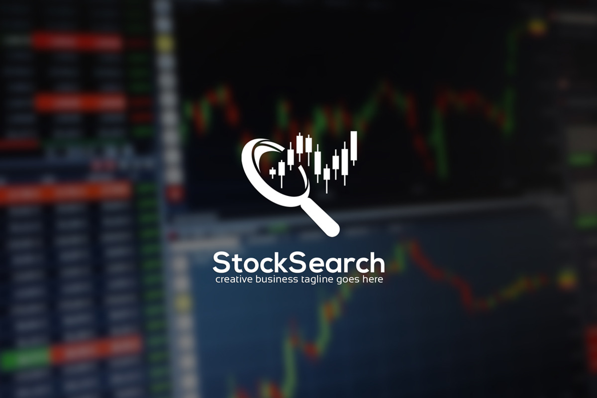Stocks Search Logo, a Branding & Logo Template by Slim Studio