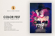 Color Fest, a Flyer Template by What a Story