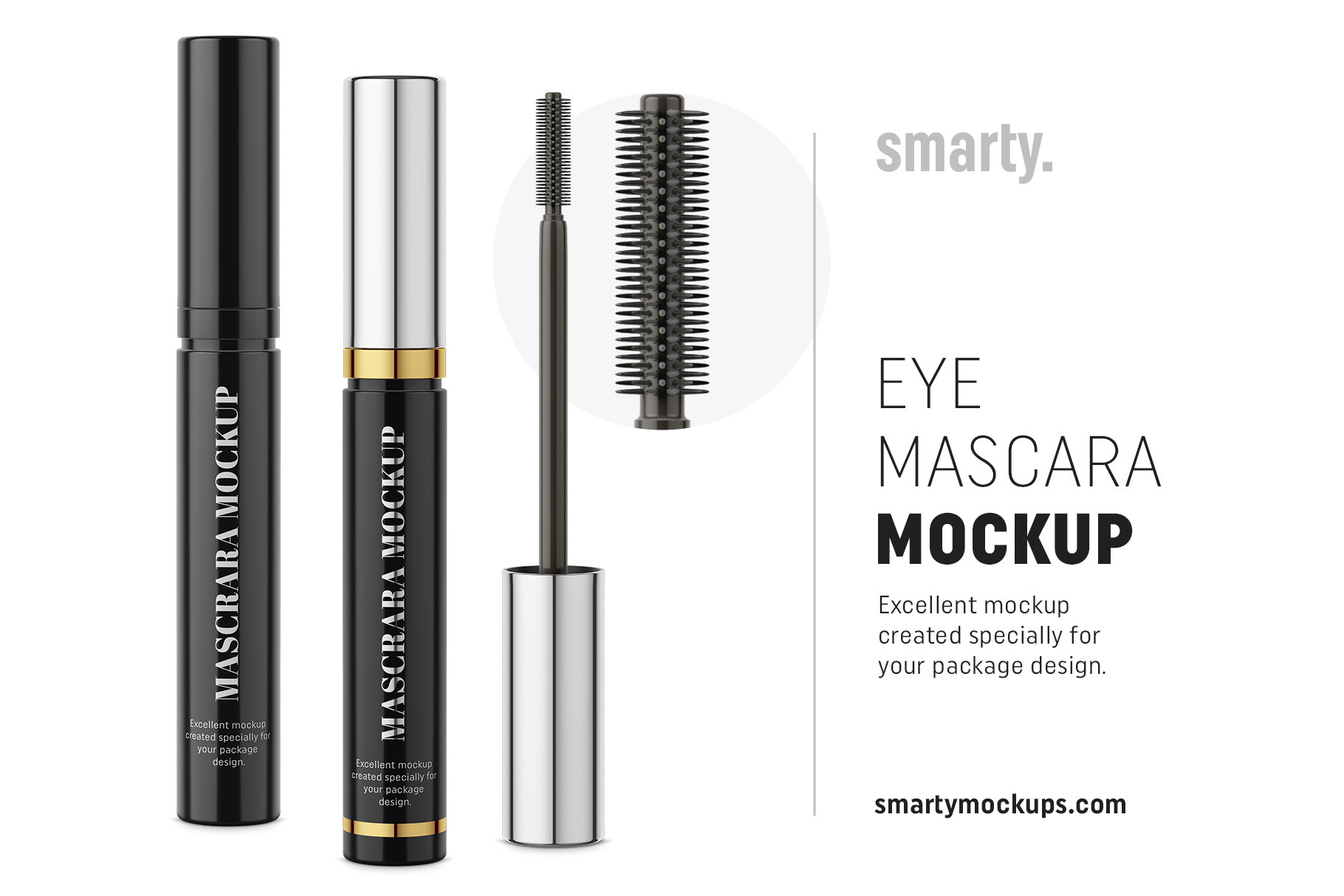 Eye mascara mockup, a Product Mockup by Smarty Mockups