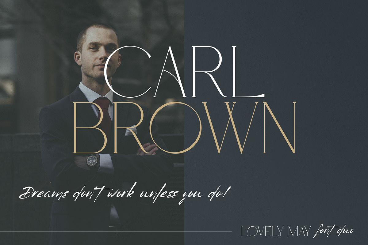 Lovely May - Font duo