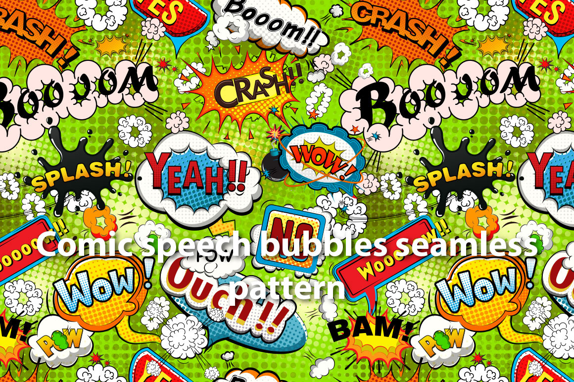 Bright comics speech bubbles vector, an Illustration by Yayasya