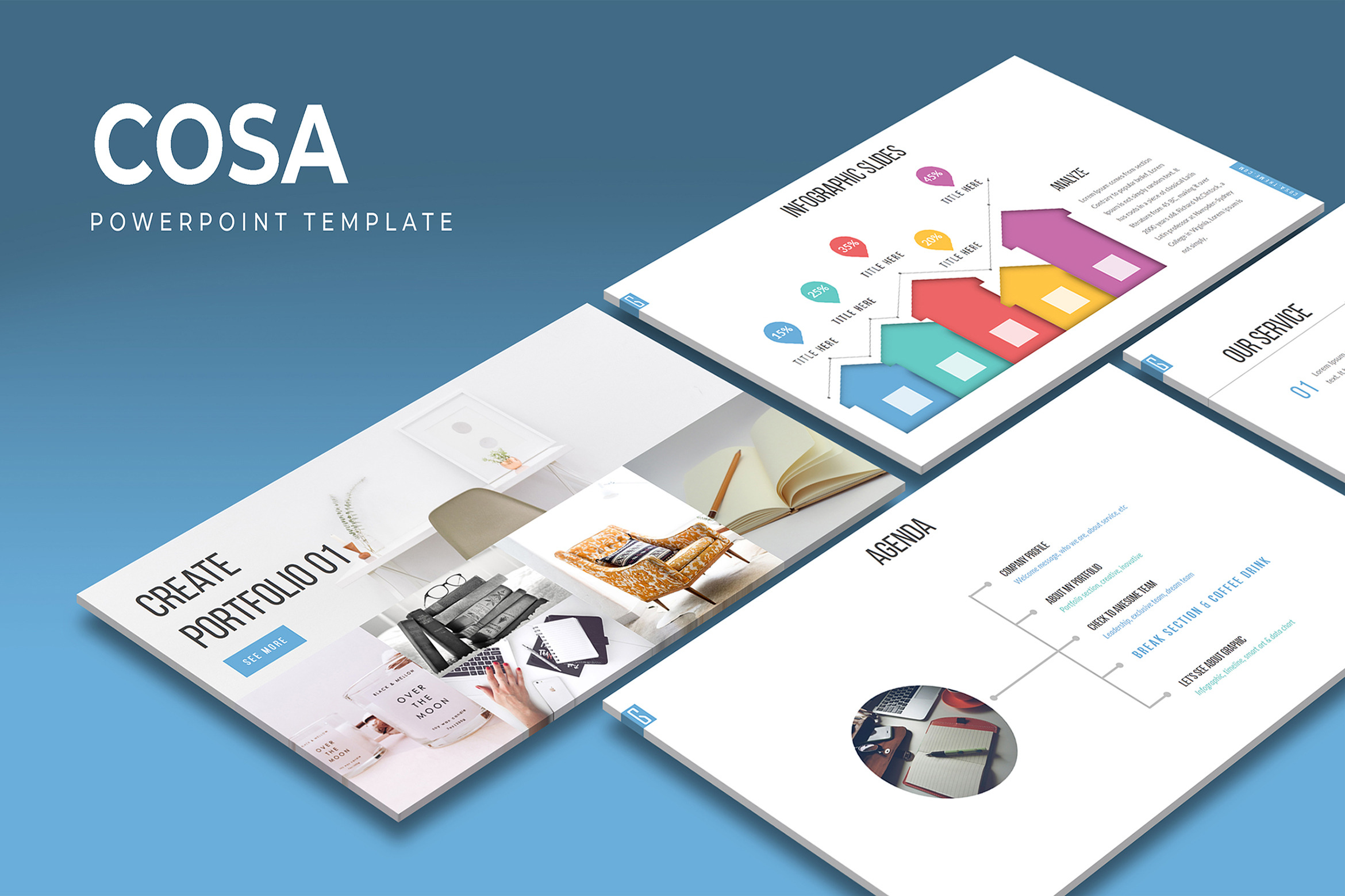 Cosa - Powerpoint Template, a Presentation Template by inspirasign