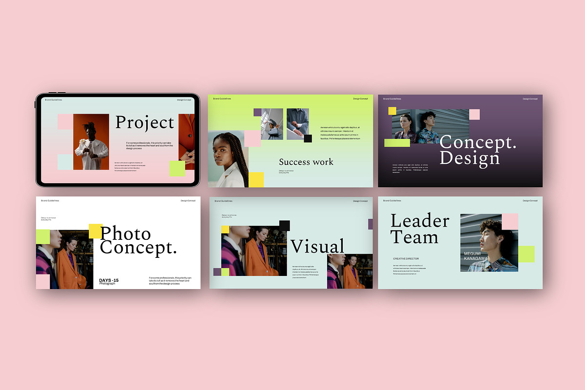 Gen-Z Minimal Google Slides, a Presentation Template by Dirtytemp Studio