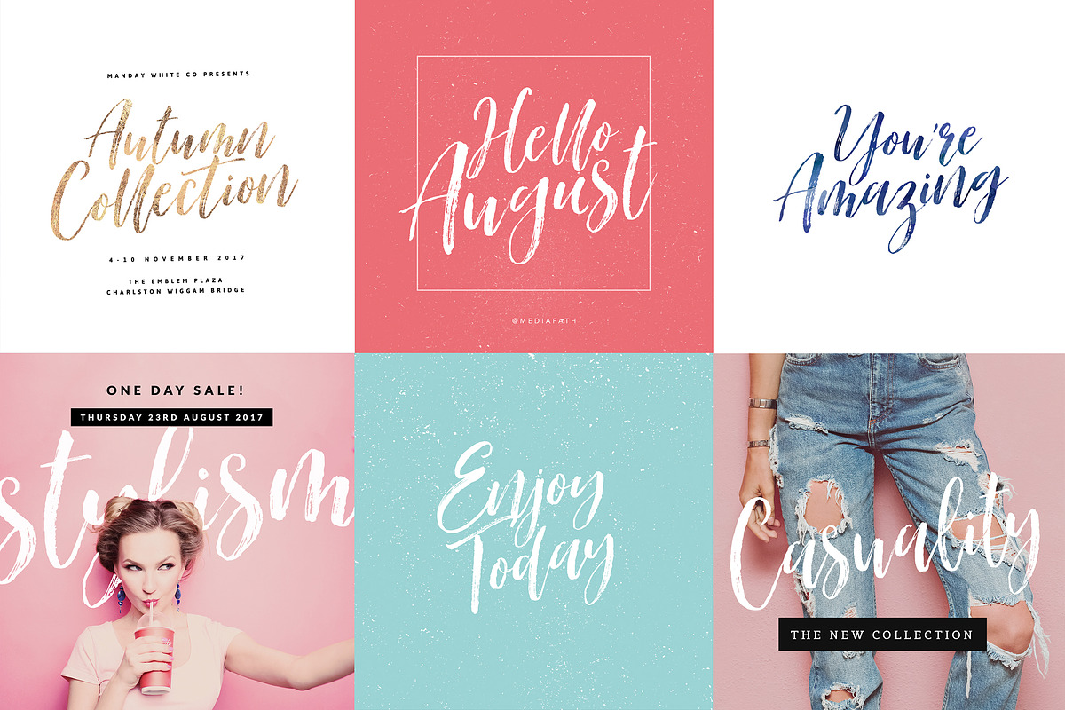 Bloomishly Brush Font, a Script Font by Nicky Laatz